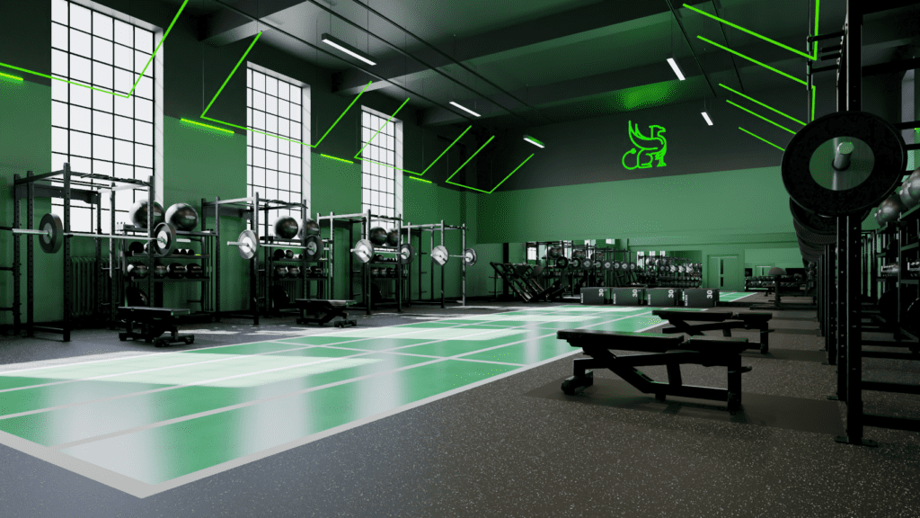 Strength and Conditioning Gym Design for UoL | zynk Design